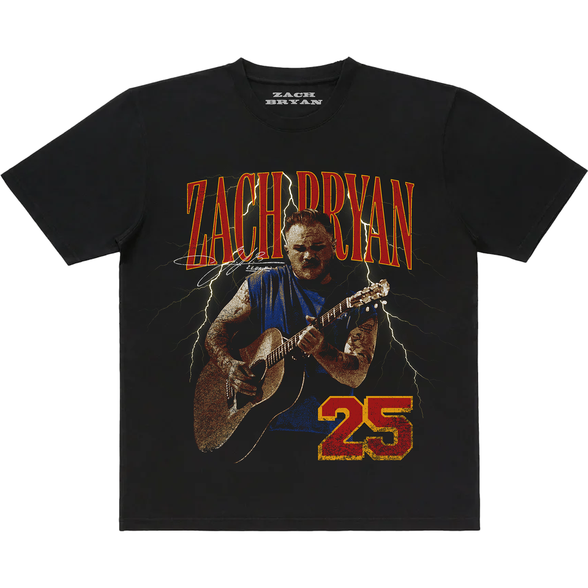ZB 2025 Lightning Tee – Zach Bryan Shop