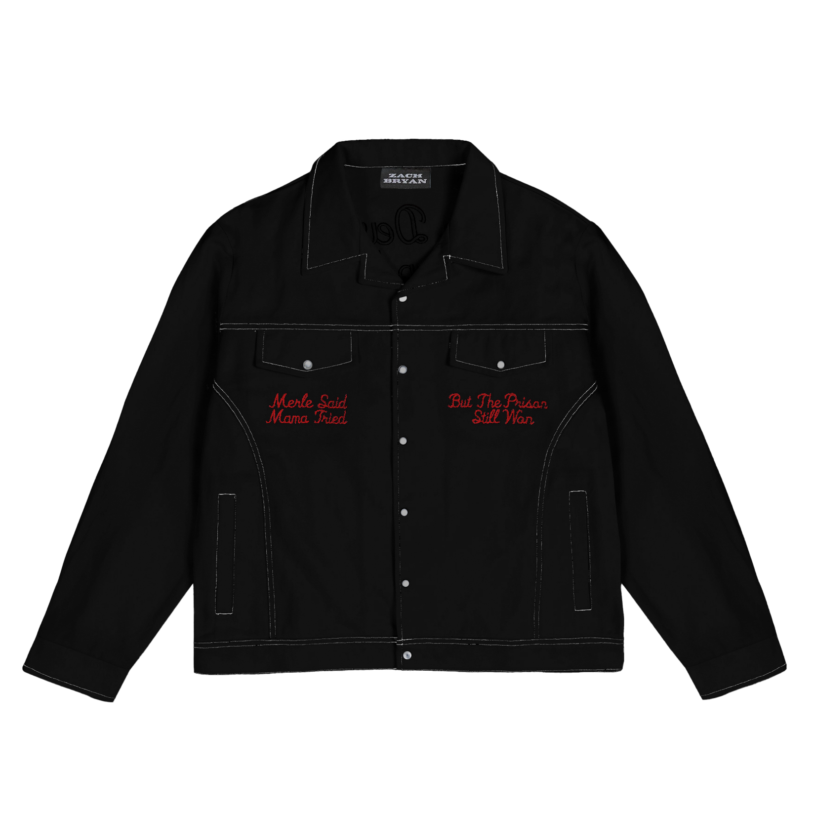 Can Scrap Jacket Black – Zach Bryan Shop
